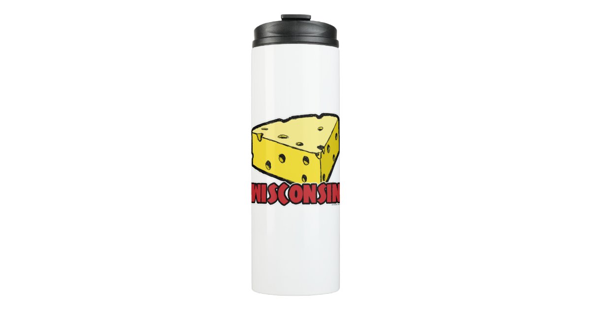 Wisconsin Cheese Wedge Thermal Tumbler | Zazzle