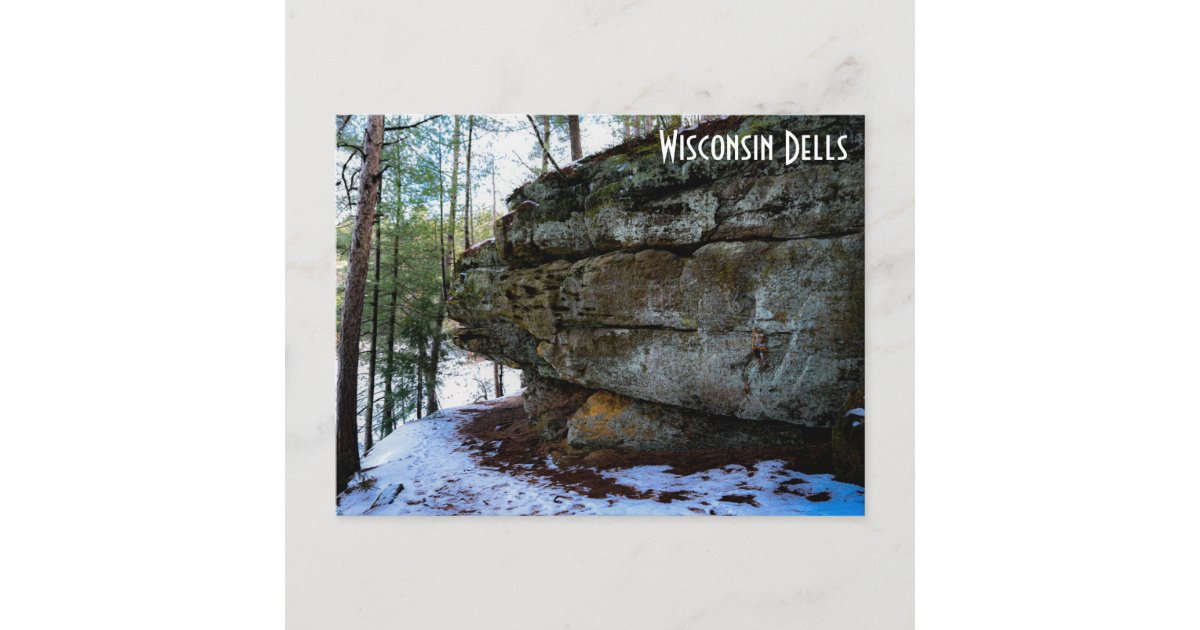 Wisconsin Dells in the Winter Postcard | Zazzle