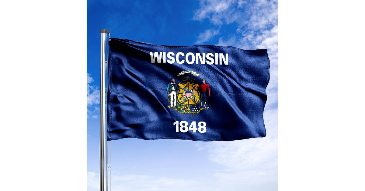 Wisconsin Flag | Zazzle