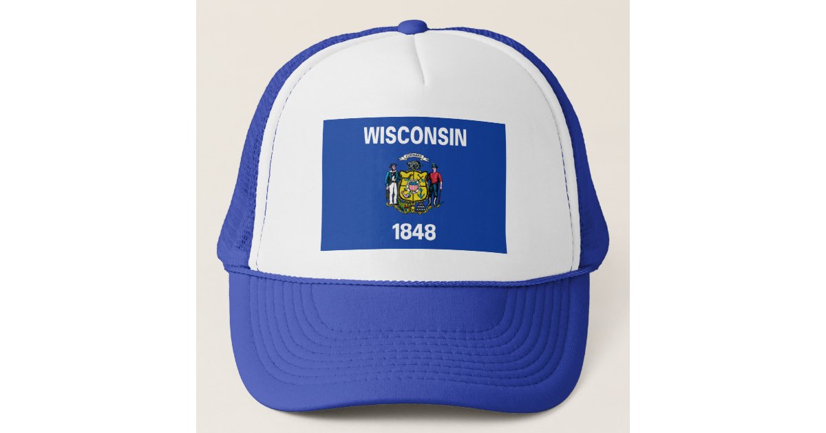 Wisconsin Flag Hat | Zazzle