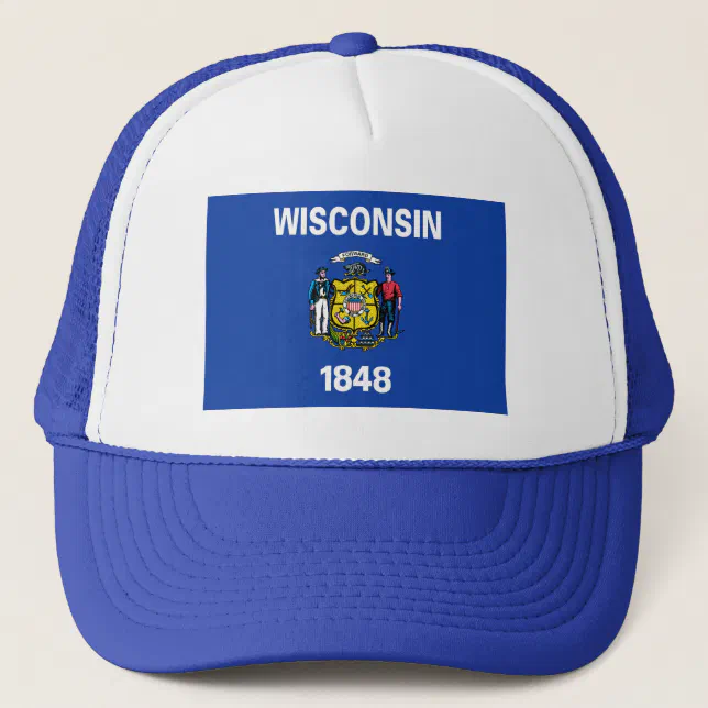 Wisconsin Flag Hat | Zazzle
