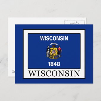 Wisconsin Postcard | Zazzle