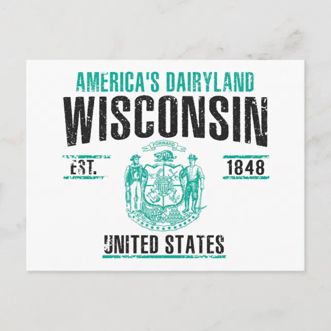 Wisconsin Postcard | Zazzle