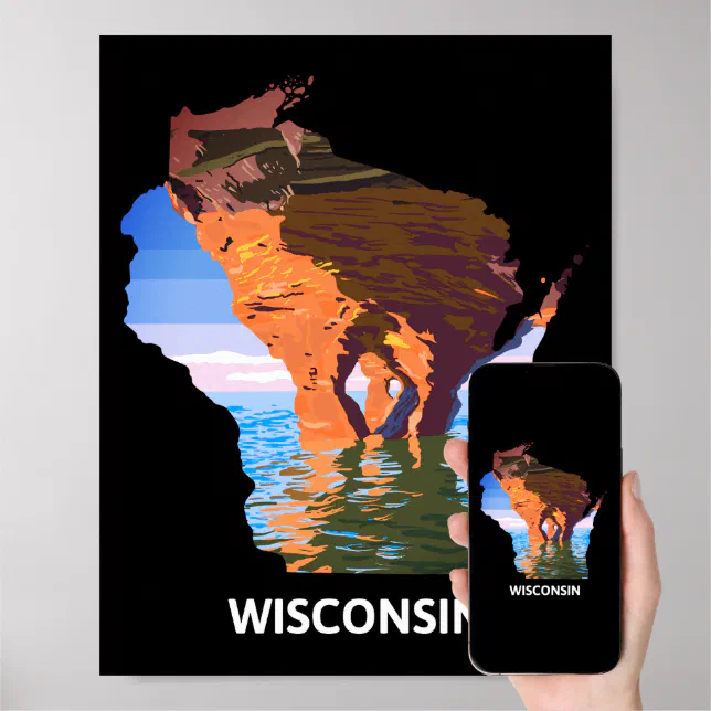 Wisconsin Poster | Zazzle