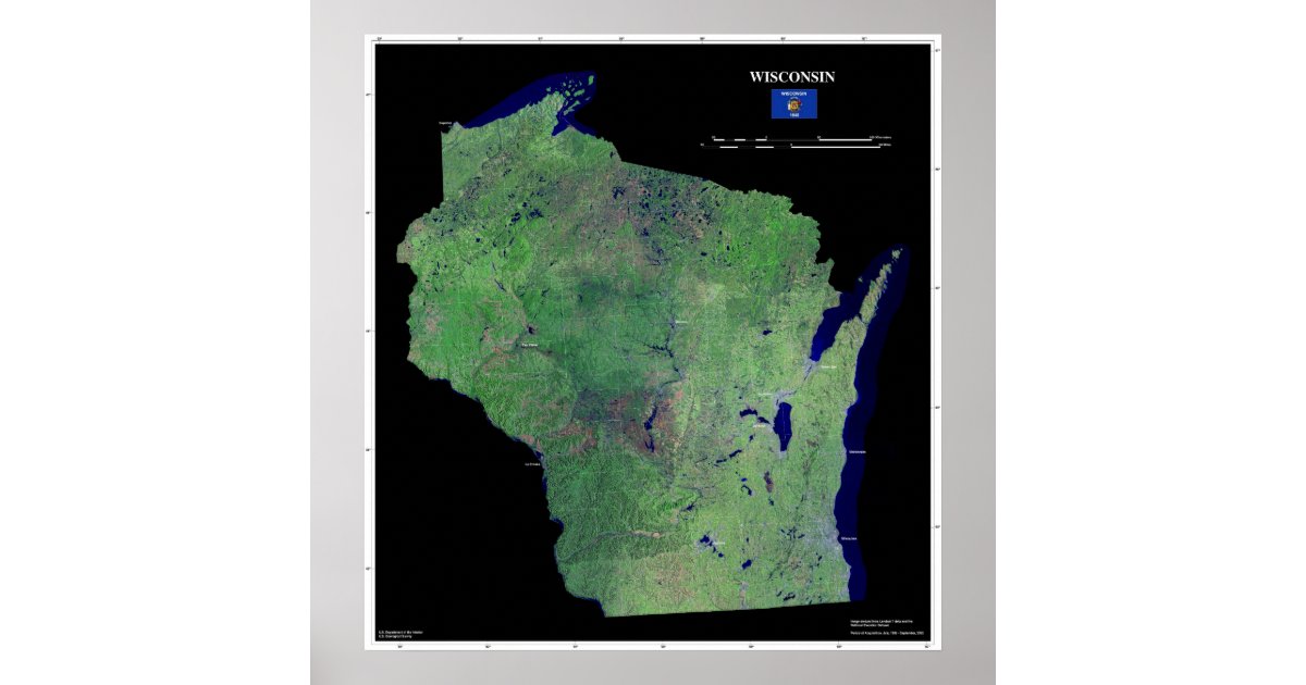 Wisconsin Poster | Zazzle
