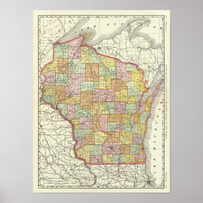 Wisconsin Poster | Zazzle