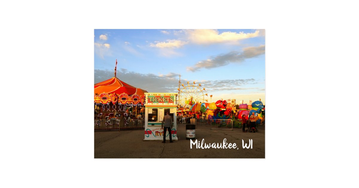 Wisconsin State Fair Milwaukee WI Postcard | Zazzle.com