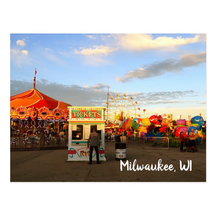 Wisconsin State Fair Milwaukee WI Postcard | Zazzle.com
