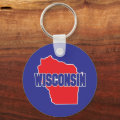 Wisconsin State Keychain | Zazzle