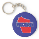 Wisconsin State Keychain | Zazzle