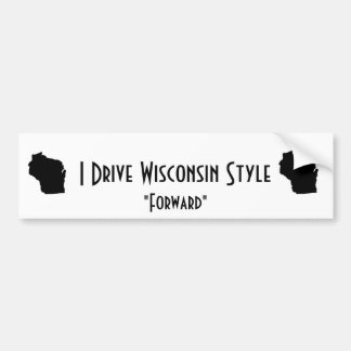 Wisconsin Style Bumper Sticker