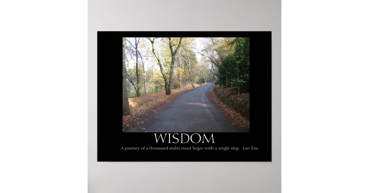 Wisdom Road Poster | Zazzle
