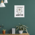 Wisdom Tooth Funny Dental Wise Tooth Pun Poster | Zazzle
