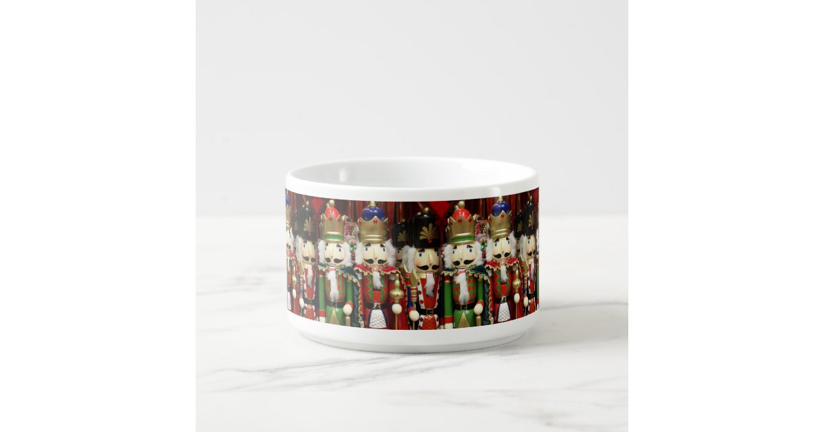 Wise Crackers Nutcracker Soldiers Bowl | Zazzle