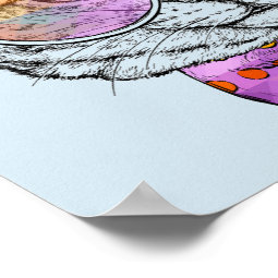 Wise Kitty Kat Poster | Zazzle