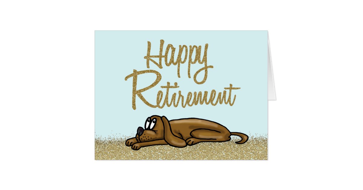 Wise Old Dog Retirement Card | Zazzle
