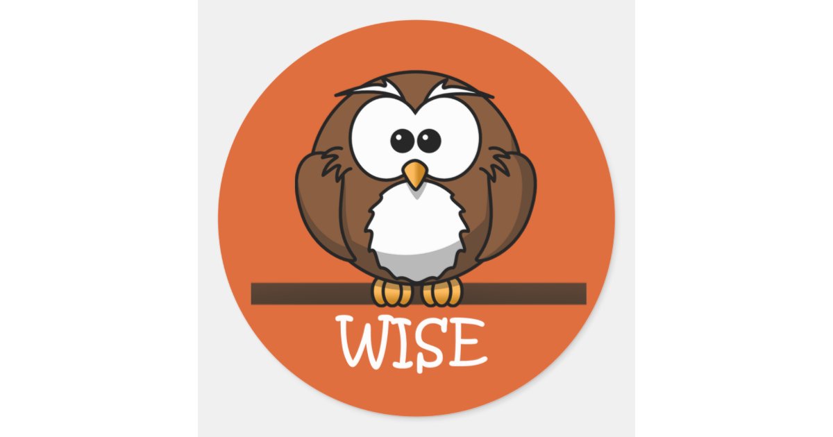 Wise Owl Teacher Grading Stickers | Zazzle