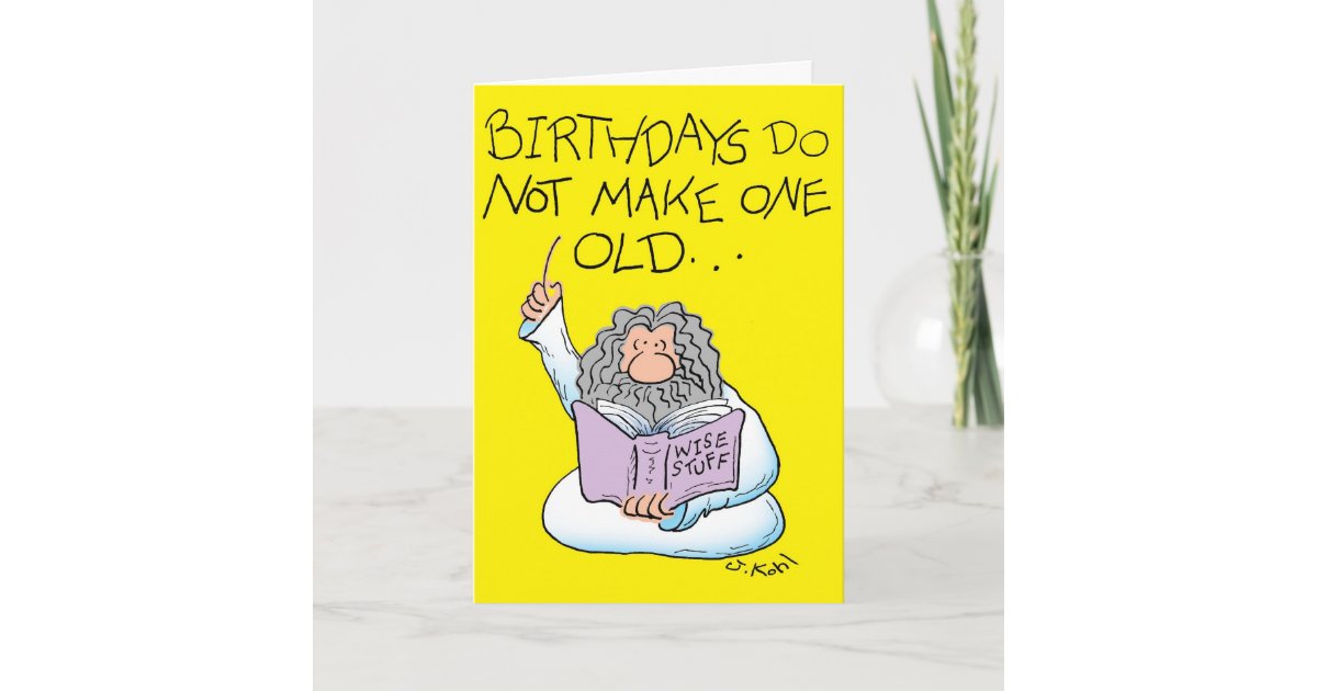 Wise Stuff Card | Zazzle