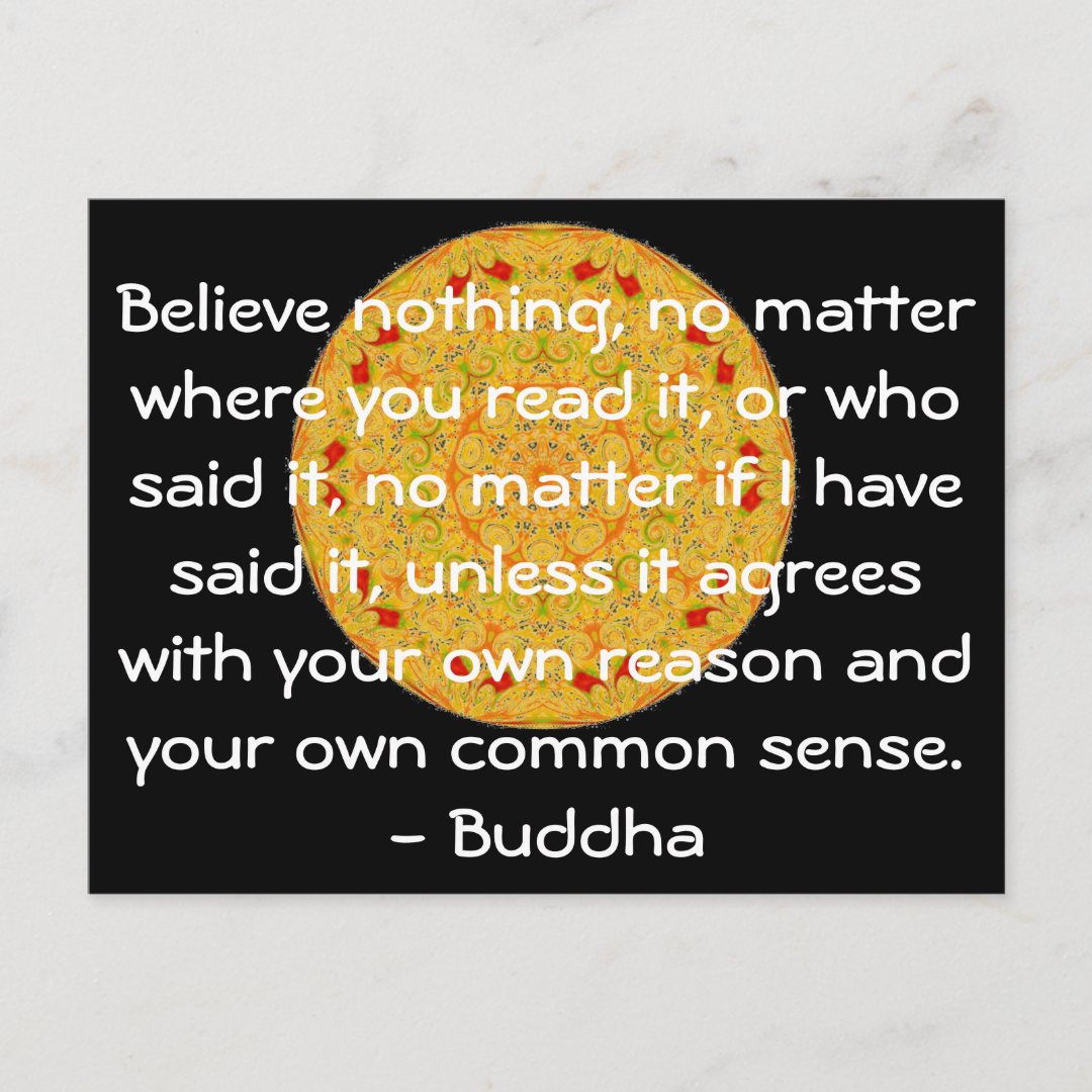 Wise Words of Wisdom from the Buddha quote Postcard | Zazzle