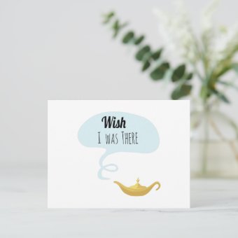 Wish I Was There Postcard | Zazzle