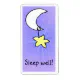 Wish 'Sleep well' - Good night label | Zazzle