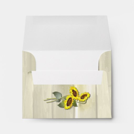 WISHING WELL ENVELOPE MASON JAR WITH SUNFLOWERS | Zazzle