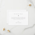 Wishing Well Wedding Gift Request Enclosure Card | Zazzle