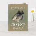 Wishing you a CRAPPIE Birthday Card | Zazzle