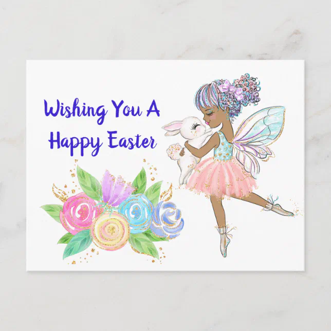 Wishing You A Happy Easter Postcard | Zazzle