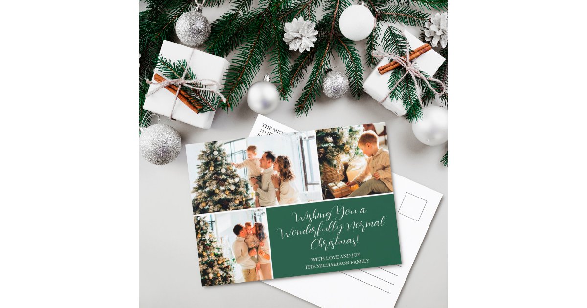 Wishing You a Normal Christmas Photo Holiday Card | Zazzle