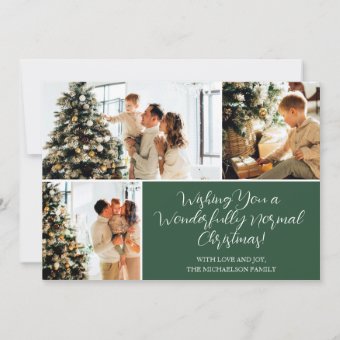 Wishing You a Normal Christmas Photo Holiday Card | Zazzle