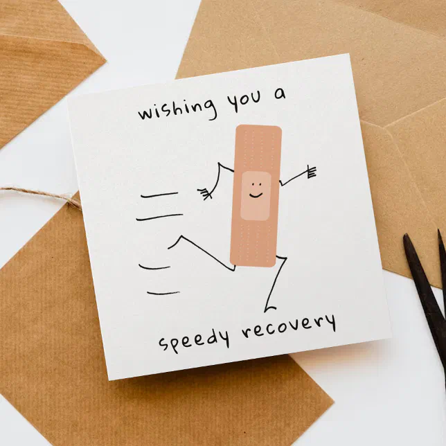 Wishing You A Speedy Recovery Get Well Soon Card | Zazzle
