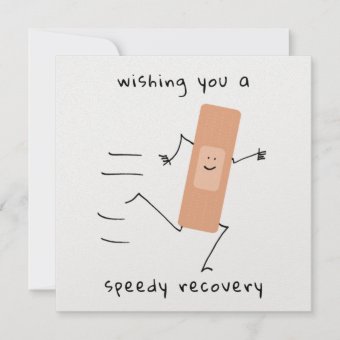Wishing You A Speedy Recovery Get Well Soon Card | Zazzle