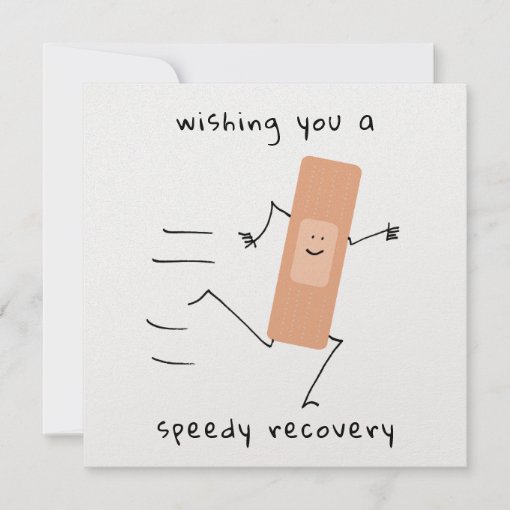 Wishing You A Speedy Recovery Get Well Soon Card | Zazzle