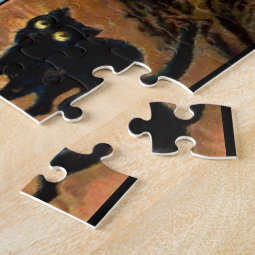 Witch at Halloween Night Jigsaw Puzzle | Zazzle