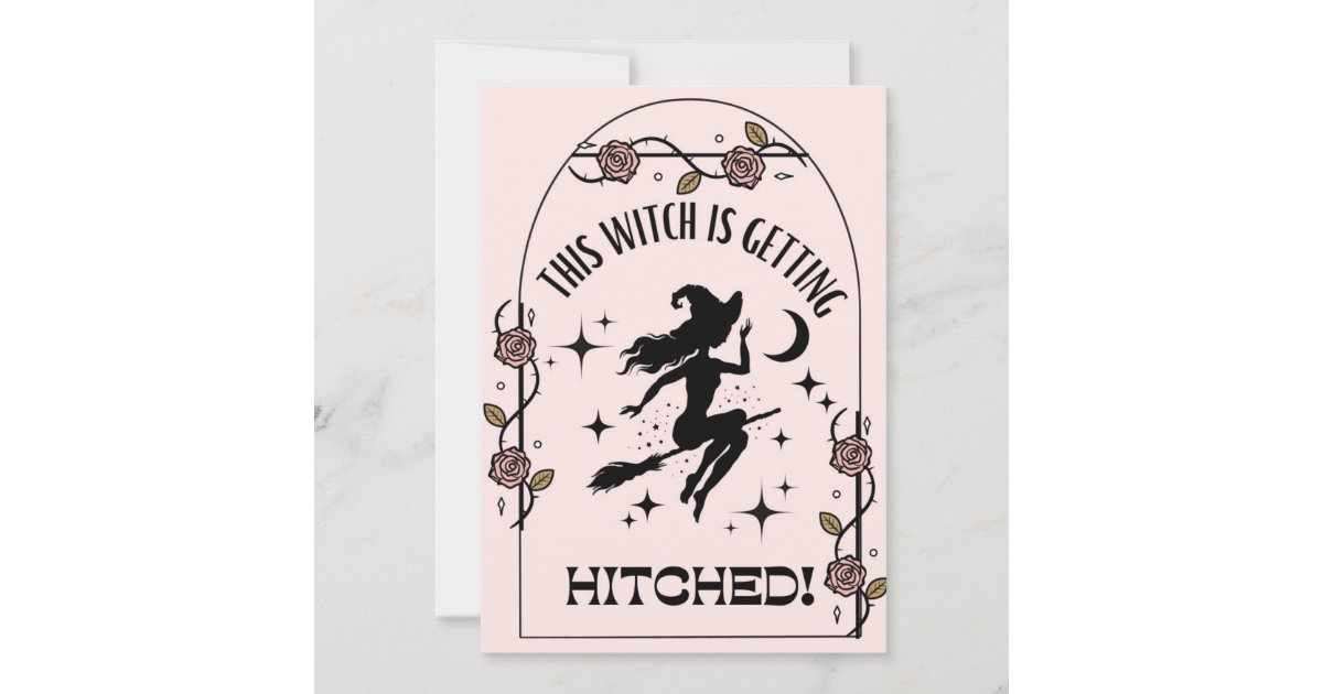Witch Bridal Shower Invitation | Zazzle