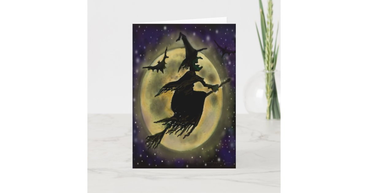 Witch Card | Zazzle