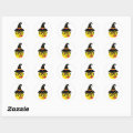 Witch Emoji Halloween Stickers for Kids | Zazzle