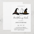 Witch Hat Bewitching Bash Girls Birthday Halloween Invitation | Zazzle