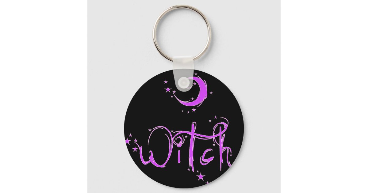 Witch Keychain | Zazzle