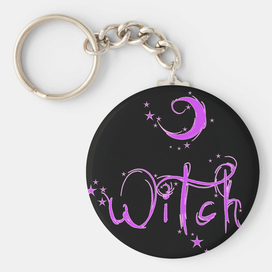 Witch Keychain | Zazzle