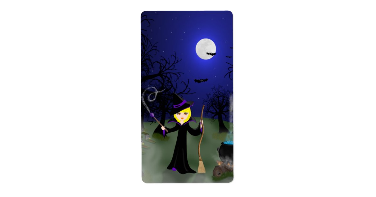 Witch Label | Zazzle