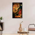 Witch Looking Through Window Poster | Zazzle