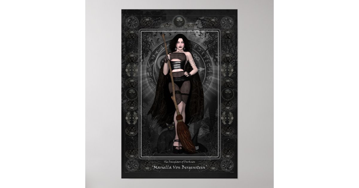 Witch Mariella Poster | Zazzle