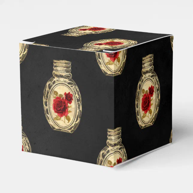 Witch Potion Bottle Gothic Wedding Favor Boxes | Zazzle