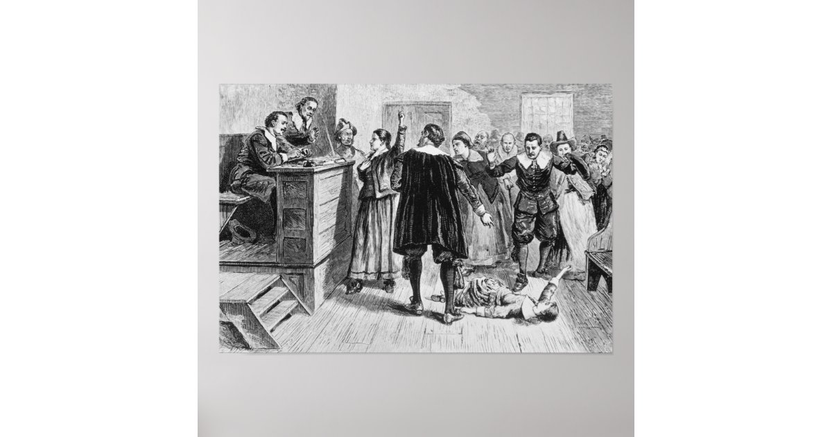 Witchcraft at Salem Village Poster | Zazzle