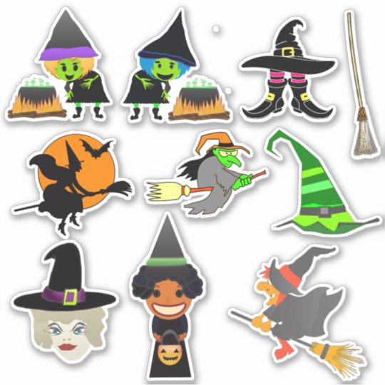 Witches Decal Sticker Sheets | Zazzle.com