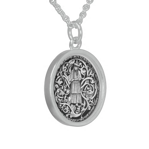 Witches Pendant! Sterling Silver Necklace | Zazzle