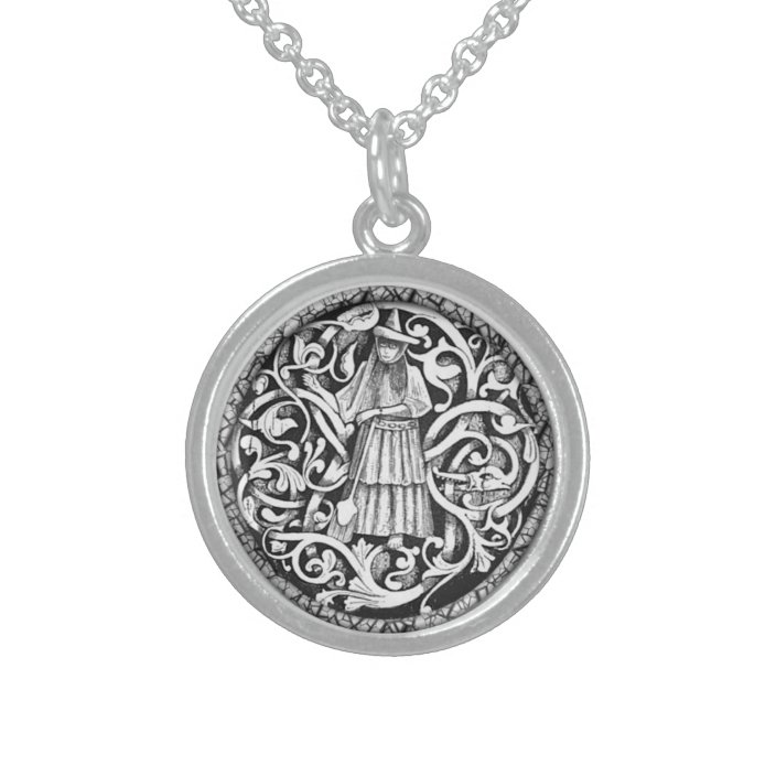 Witches Pendant! Sterling Silver Necklace | Zazzle.com