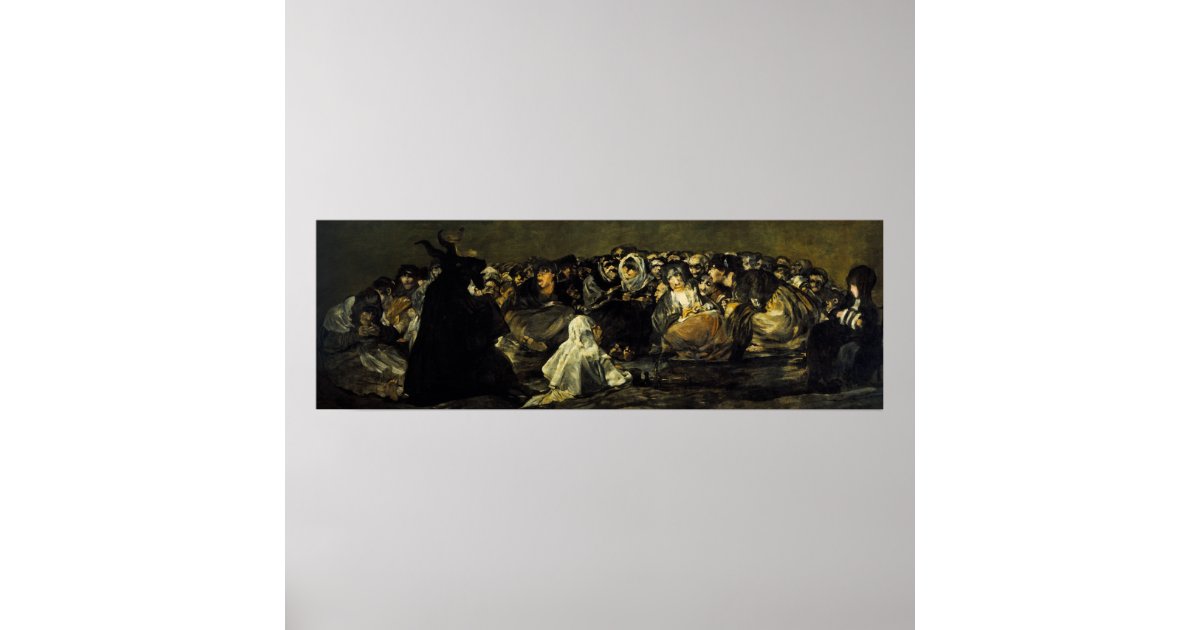 Witches' Sabbath | The Great He-Goat by Francisco Poster | Zazzle